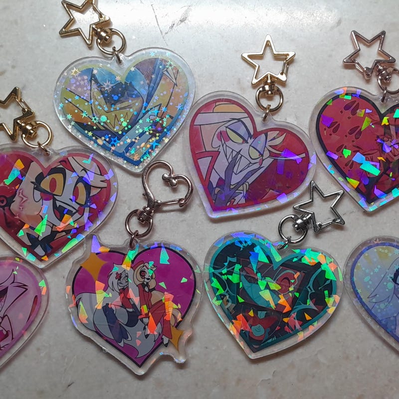 Hazbin Character Keychain - Etsy