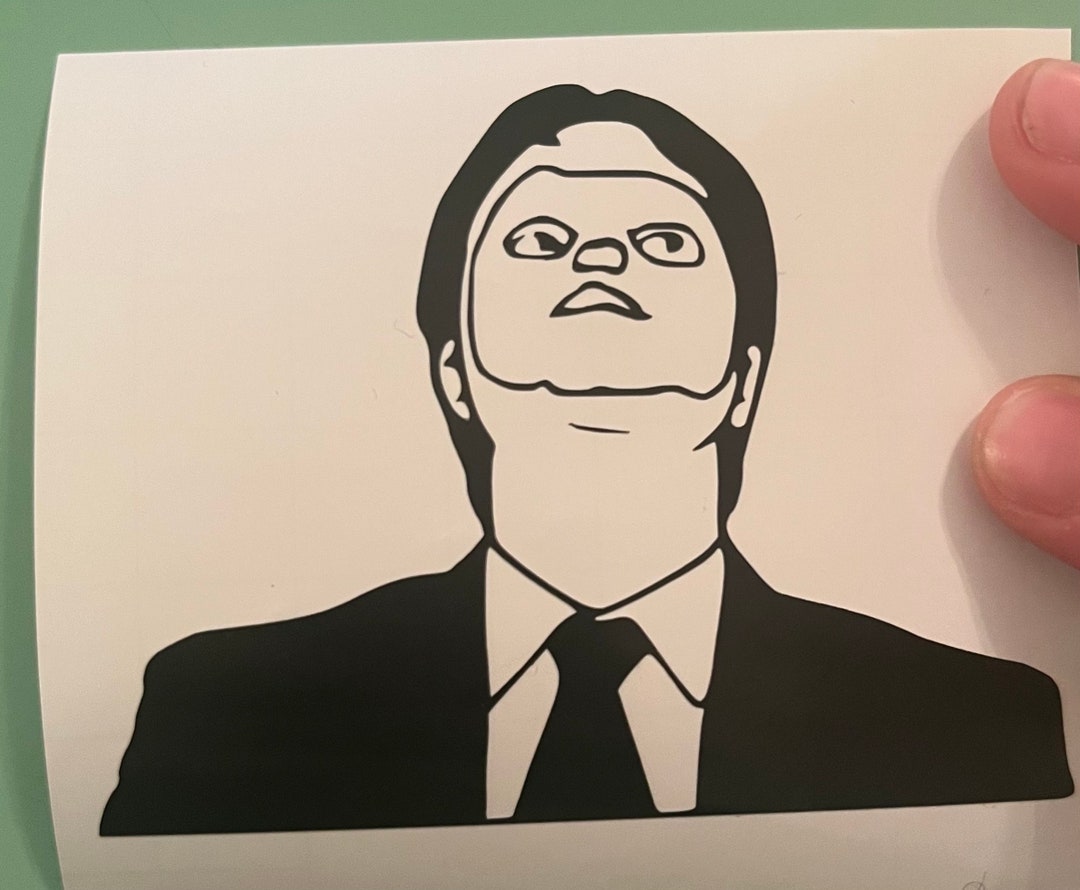 Dwight Schrute CPR Mask Decal From the Office - Etsy