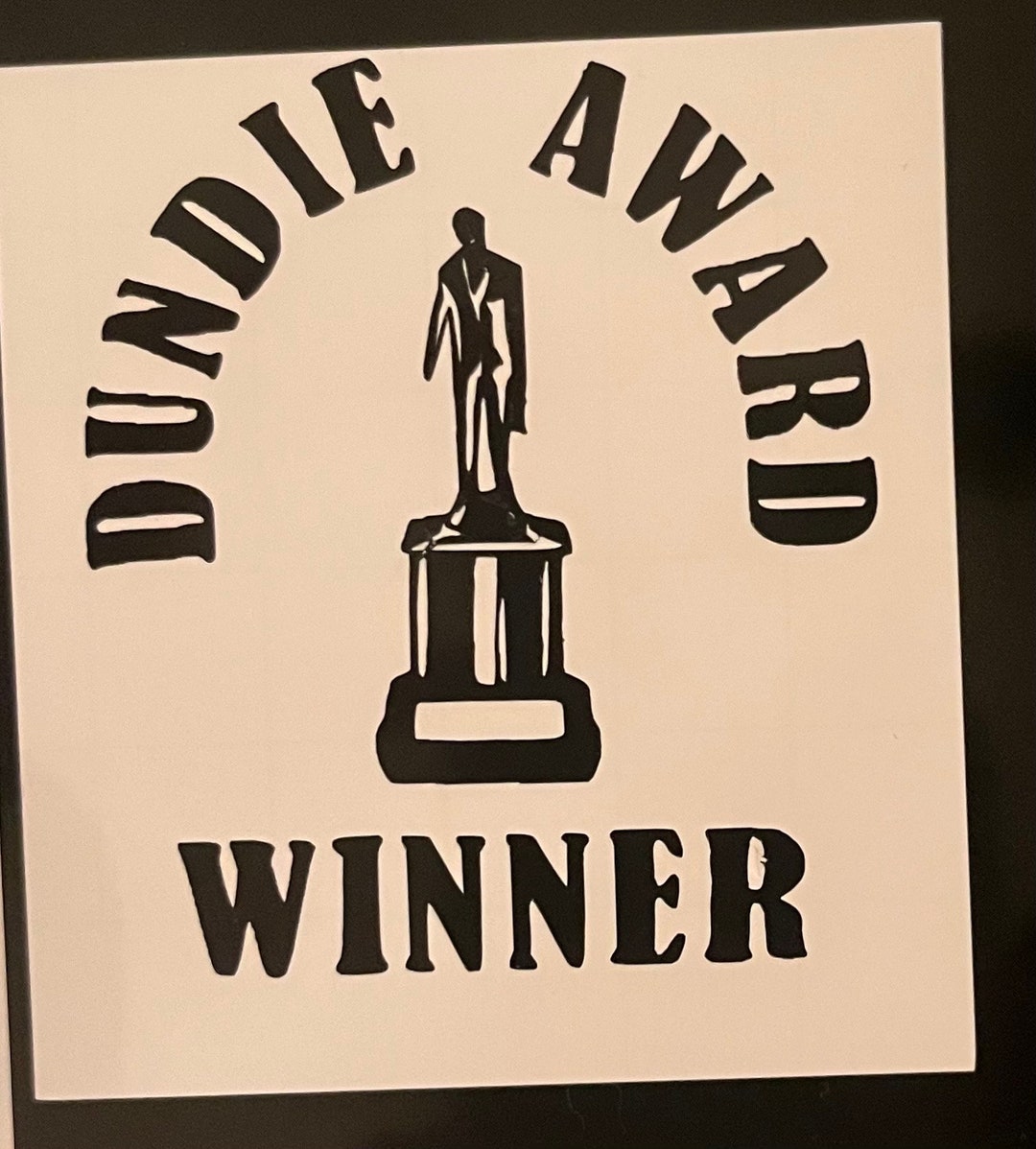 Dundie Award Winner Decal From the Office - Etsy