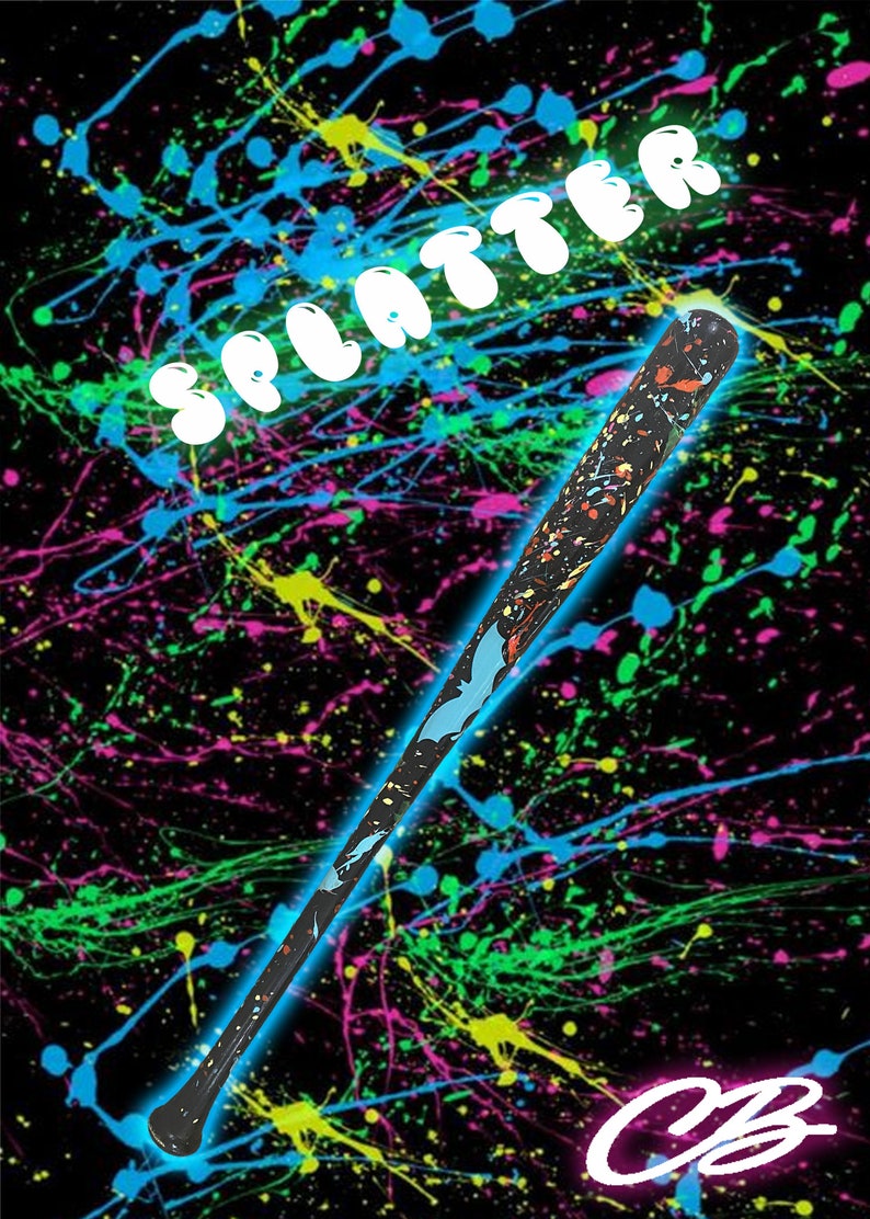 Cave Bats Fully Custom NEON Splatter Design Any Model Any Size 27 to 34 ...
