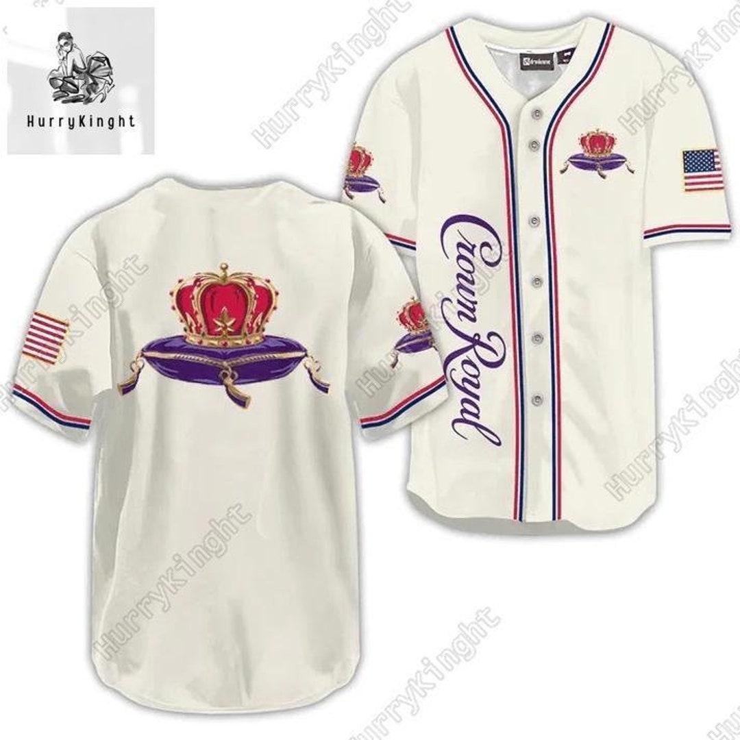 Crown Royal Baseball Jersey, Crown Royal Baseball Shirt, Crown Royal ...