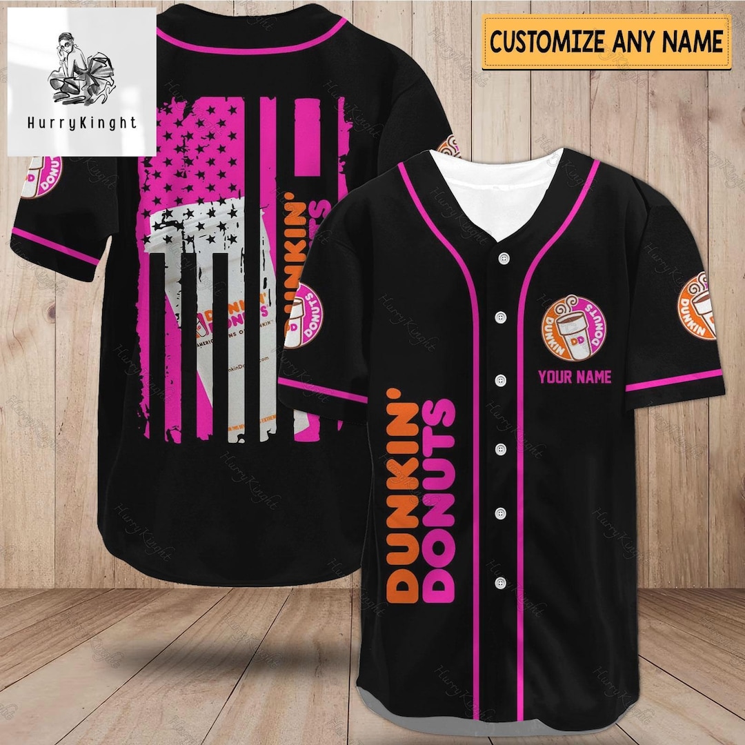 Custom Dunkin Donuts Shirt, Dunkin' Donuts Baseball Jersey, Dunkin ...