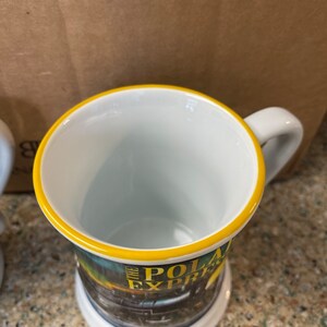 Set of 2 POLAR EXPRESS 14oz Coffee Mugs Hot Chocolate Mug No Chips - Etsy