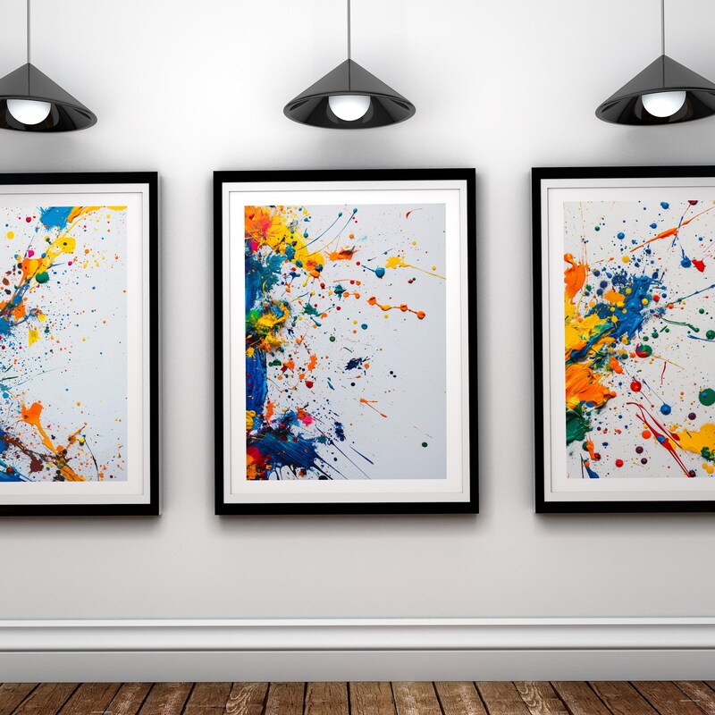 Splatter Painting - Etsy