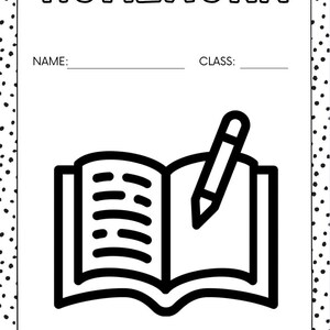 Printable Book Covers for School Subjects | Classroom Decor for Math ...