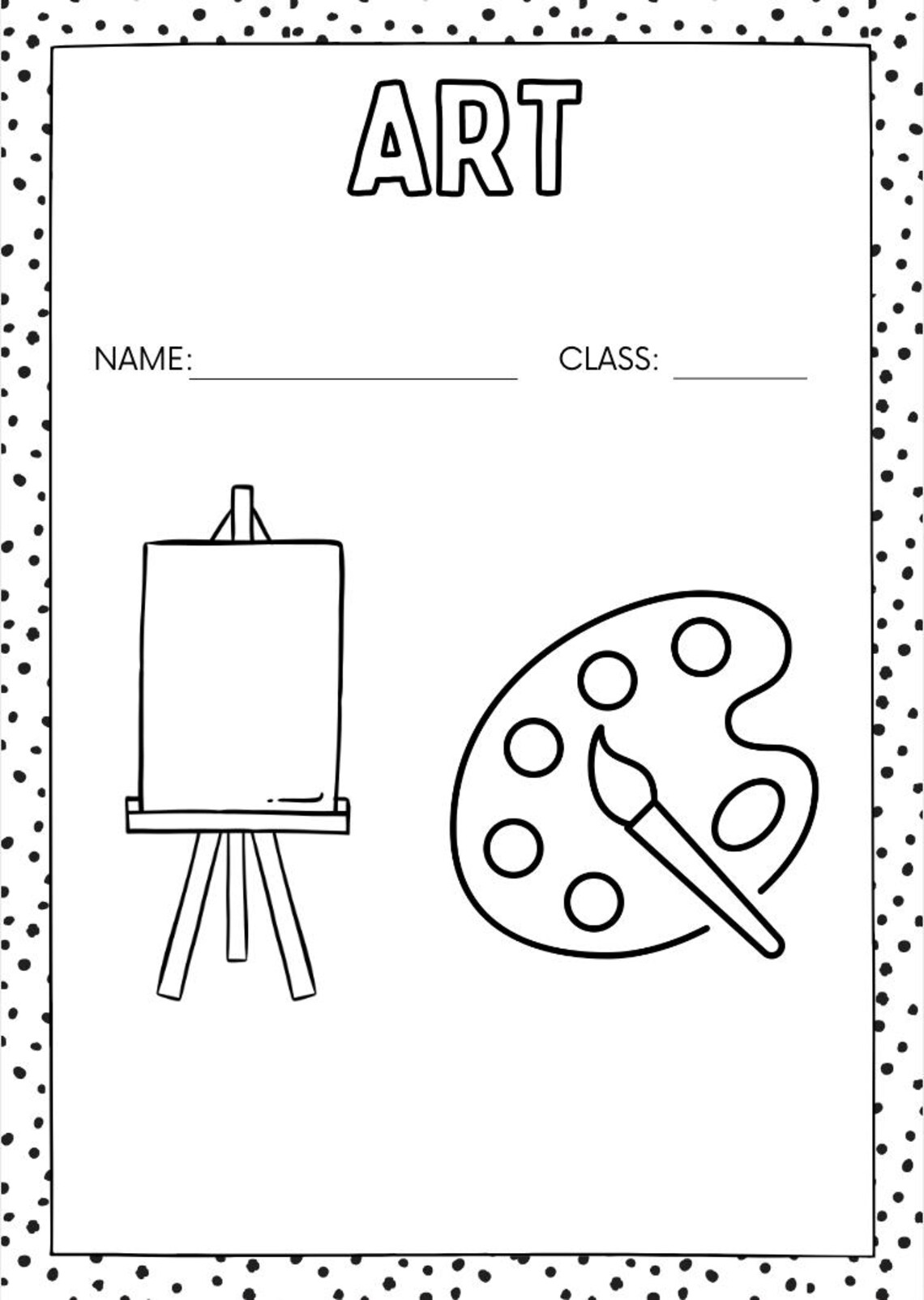 Printable Book Covers for School Subjects | Classroom Decor for Math ...