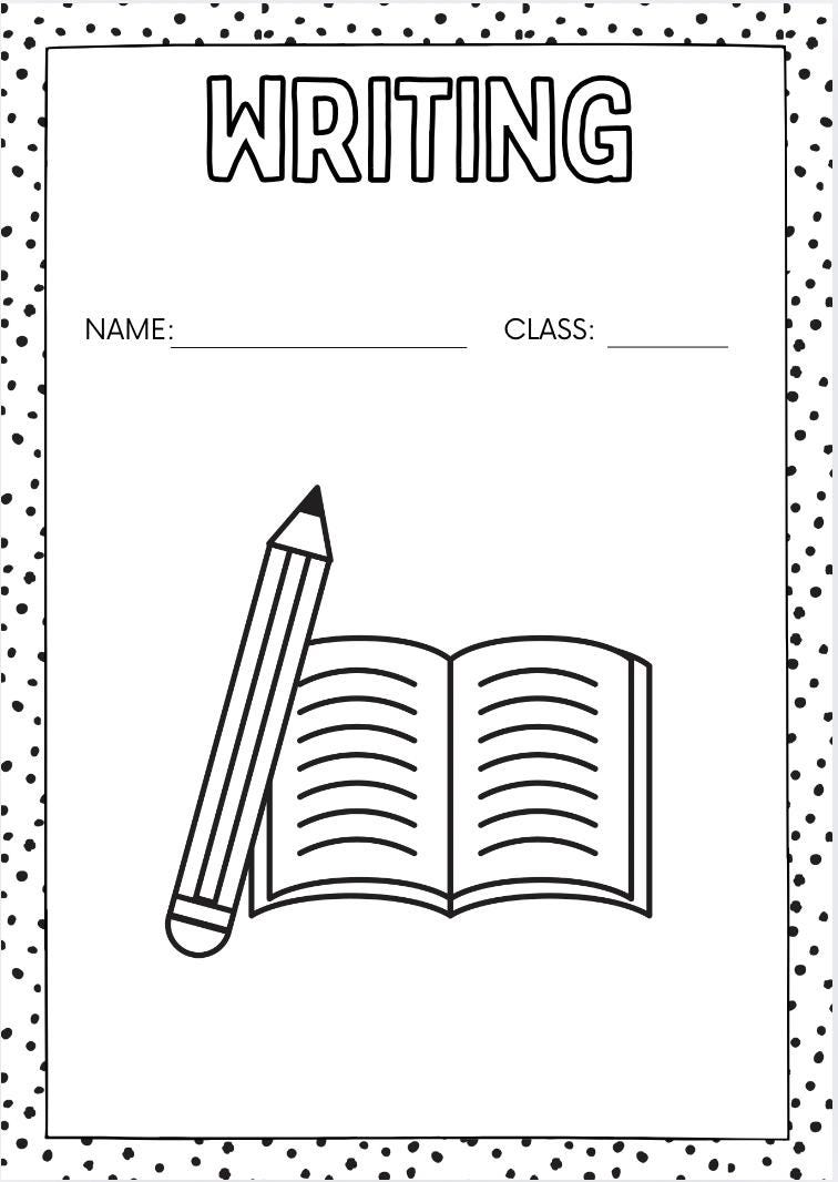 Printable Book Covers for School Subjects | Classroom Decor for Math ...
