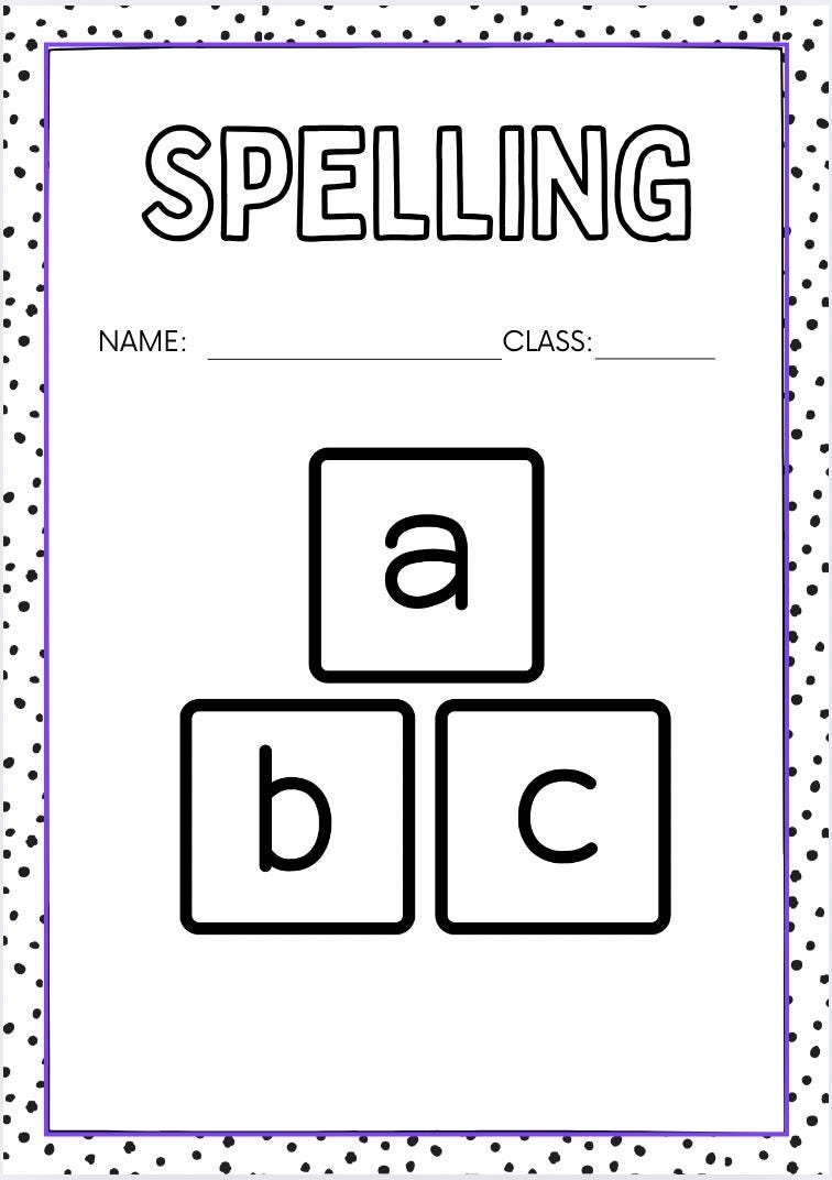 Printable Book Covers for School Subjects | Classroom Decor for Math ...