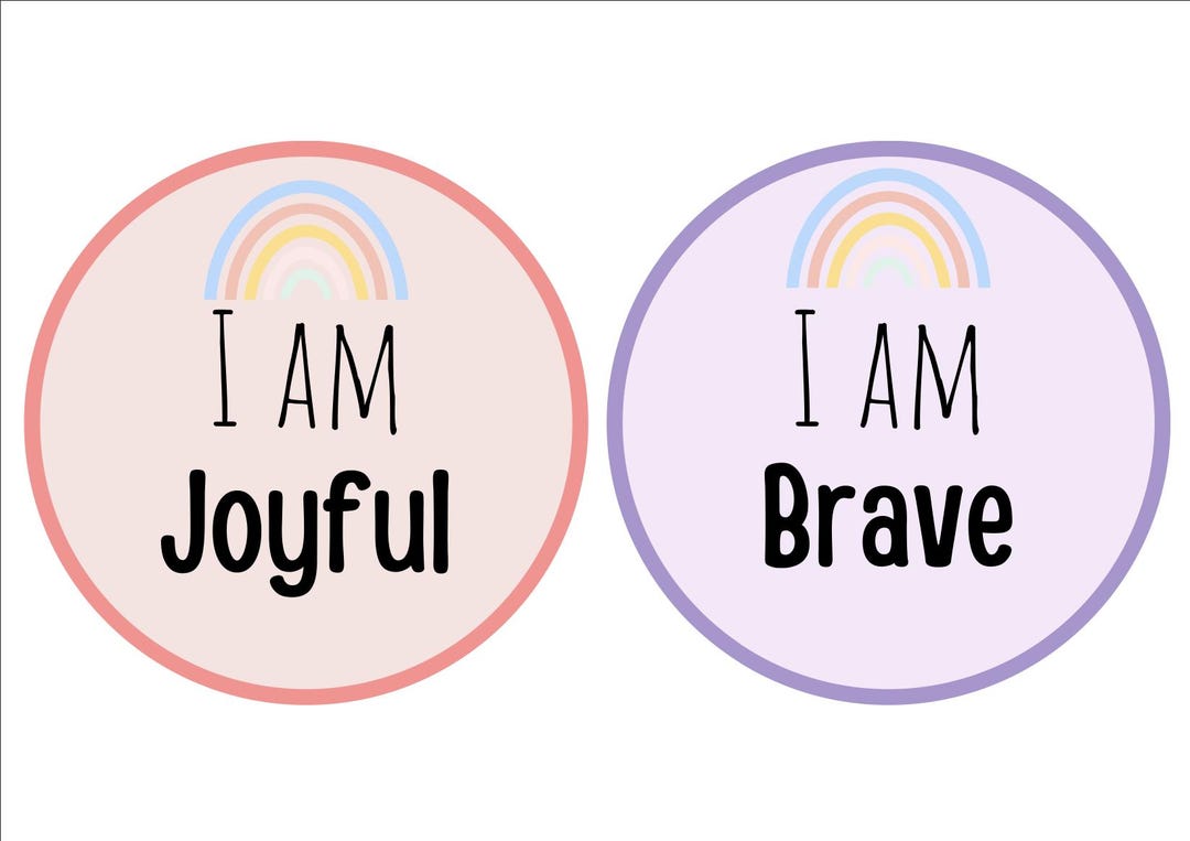 Pastel Positive Affirmation Cards | Classroom Decor | Growth Mindset ...