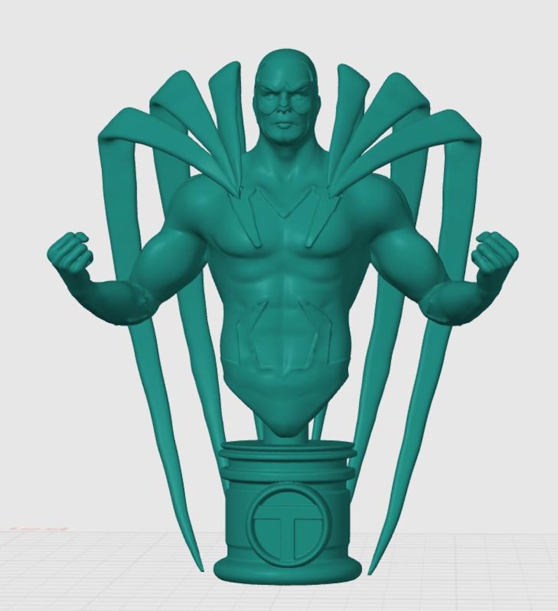 Teen Titans Hawk 3d Printed Bust FAN ART - Etsy
