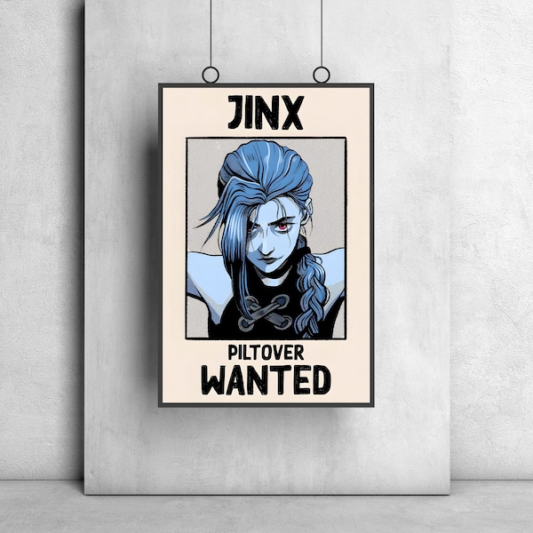 Arcane Jinx Wanted Poster - Etsy