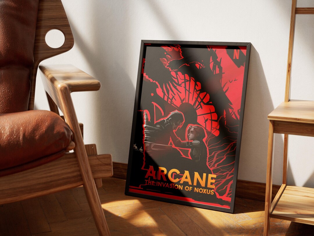 Arcane Fan Poster Season 3: the Invasion of Noxus Jinx & Silco Art - Etsy
