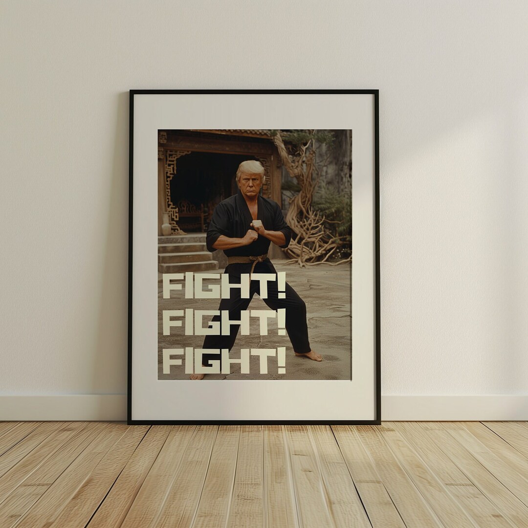 Trump Poster Trump 2024 Fight Fight Fight Make America Great Again MAGA ...