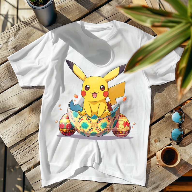 Pikachu Easter Png, Pikachu Sitting in a Giant Half Egg Shell, Pokemon ...