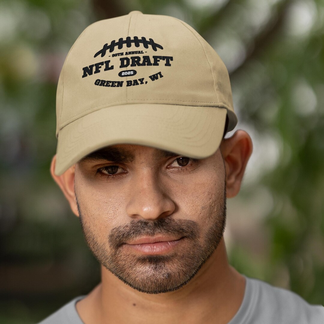 Embroidered 2025 NFL Draft Day Dad Hat, Tailgate Party Cap, Football Fan Gift, Sports Enthusiast ...
