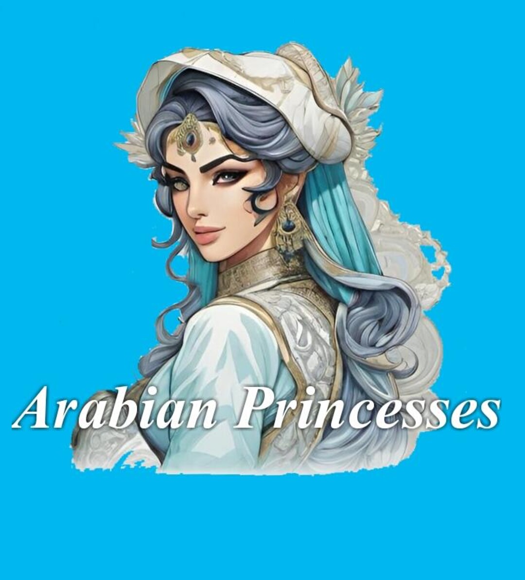 Arabian Princess Clipart Nice Beautiful King Queen - Etsy