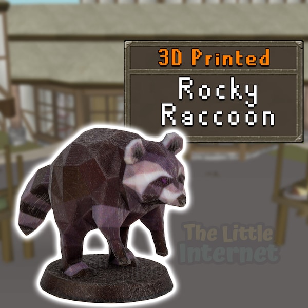 3d Printed Rocky Pet Osrs - Etsy