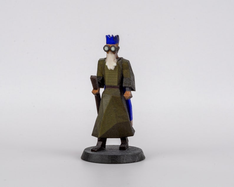 Wise Old Man Figurine: OSRS Runescape 3D Printed Decor - Etsy