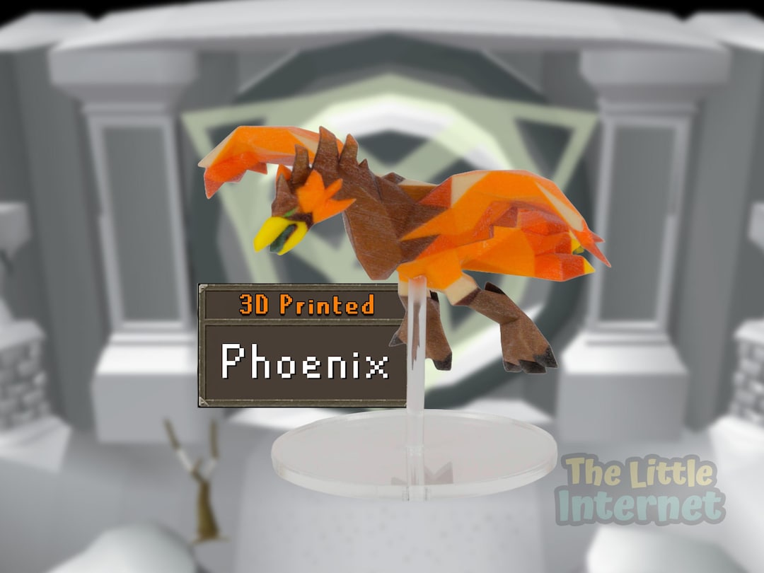 Wintertodt Phoenix Figurine: Runescape OSRS 3D Printed Gamer Gift - Etsy