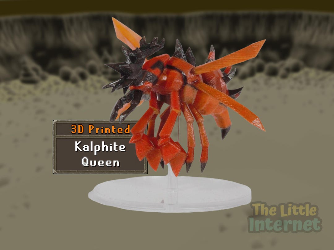 Kalphite Queen KQ Pet Runescape Fan Art, OSRS Merchandise Memorabilia ...