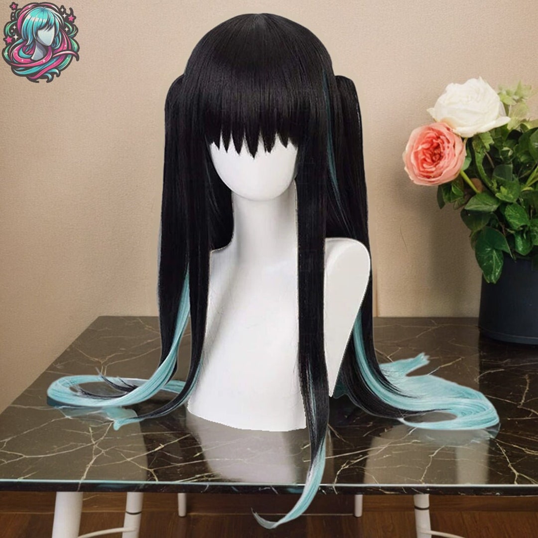Cosplay Wig / Muichiro Tokito / Anime & Cosplay Events - Etsy