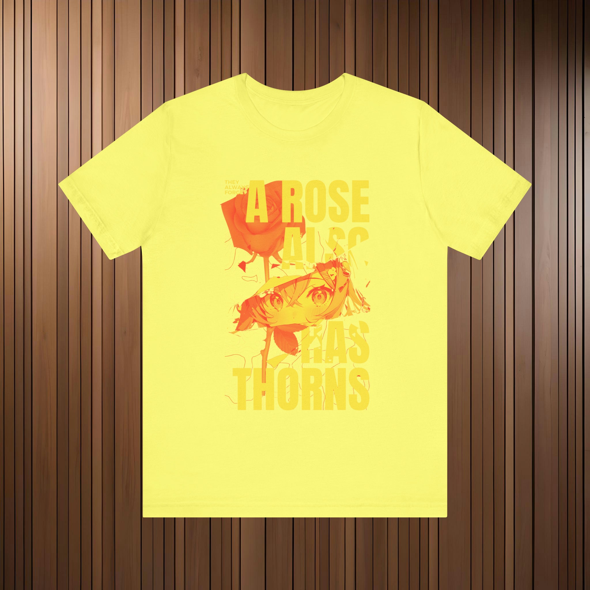 Every Rose Has Thorns Tshirt Anime Girl Shirt Rose and Thorns T-shirt ...