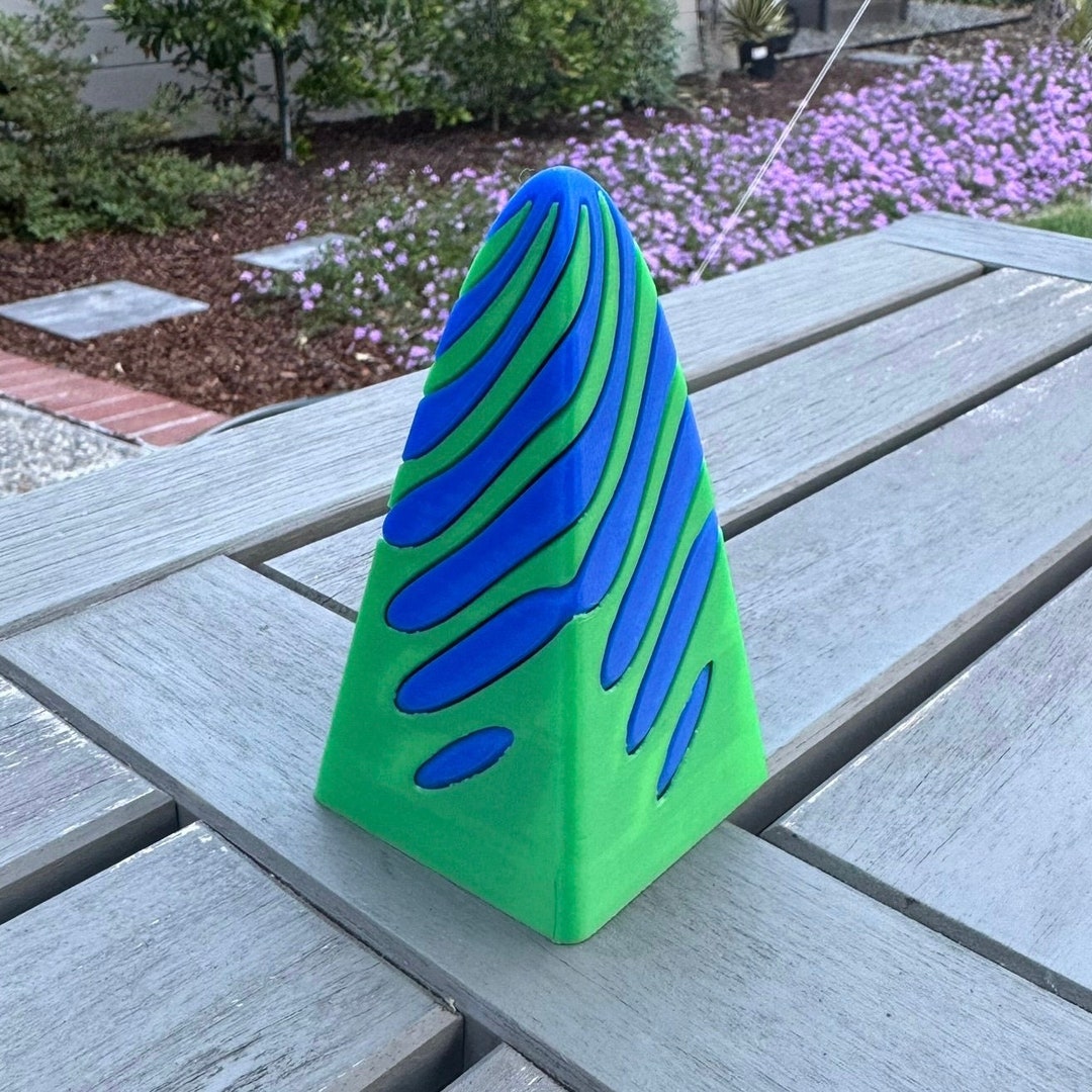 Sliding Pyramid Vortex Fidget Toy Sensory Fidget - Etsy