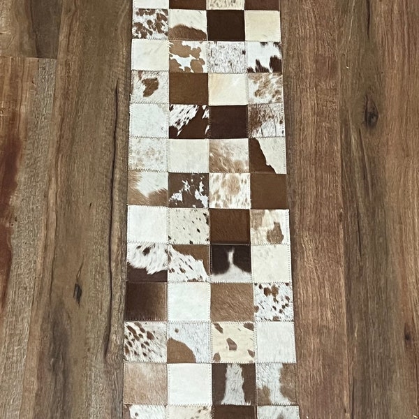 Cowhide Table Runner - Etsy