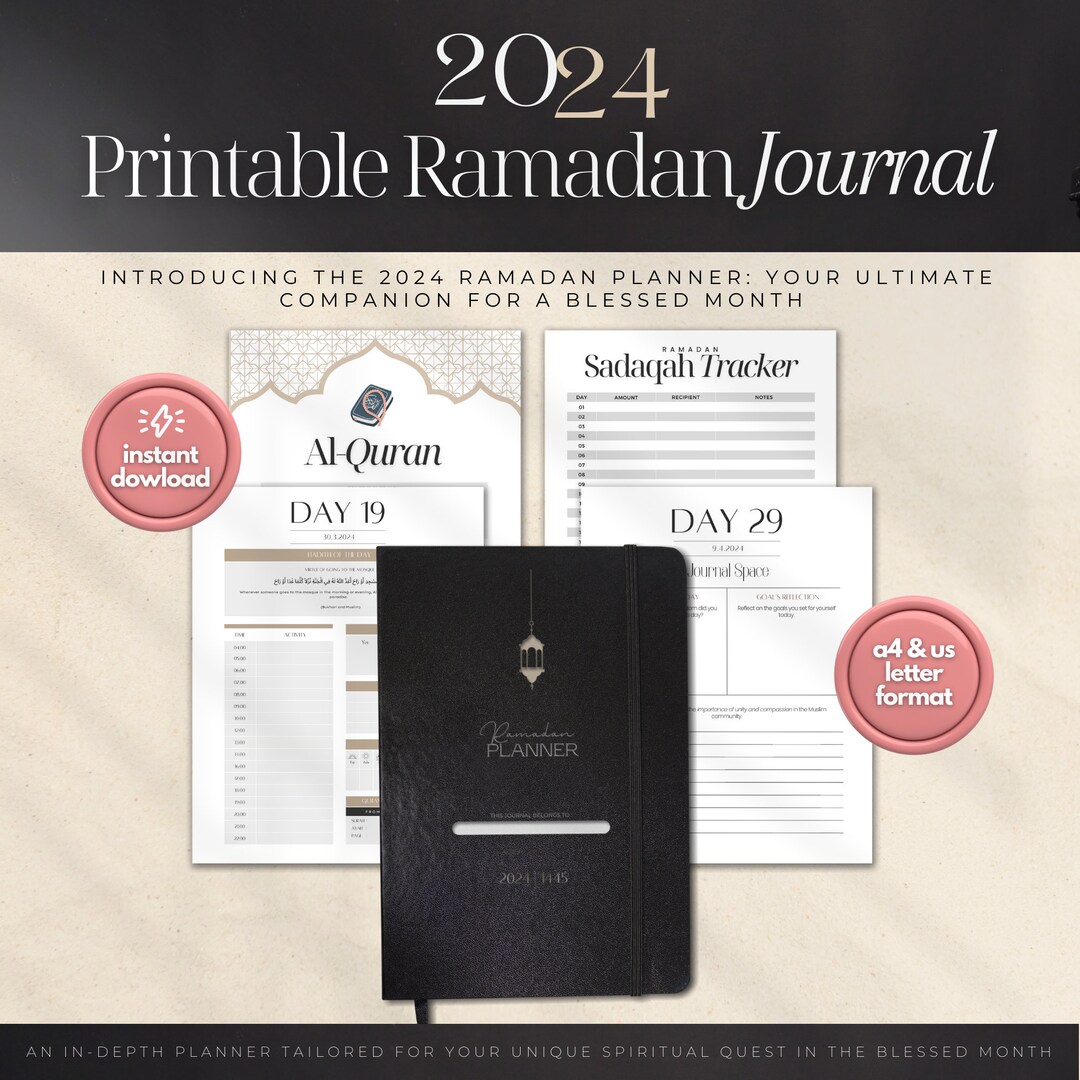 2024 Ramadan Planner Printables for Muslims Ramadan 1445 Preparation ...