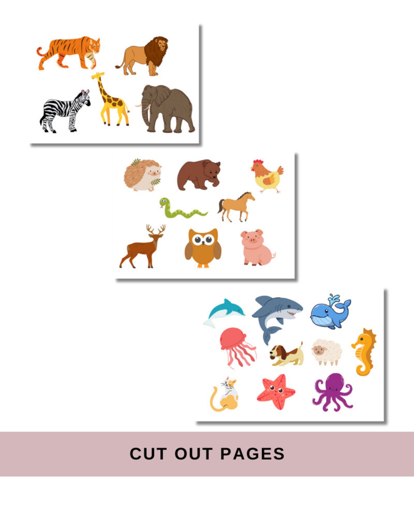 Printable Busy Book for Toddler Quiet Book for Kids Learning Binder ...