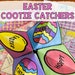Easter Cootie Catchers Print and Play, Chatterboxes, Fortune Tellers ...