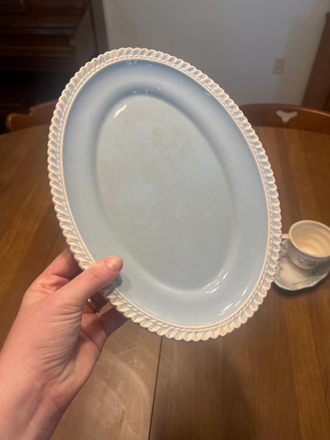 Harkerware Chesterton Blue 13 1/2” Platter - Etsy