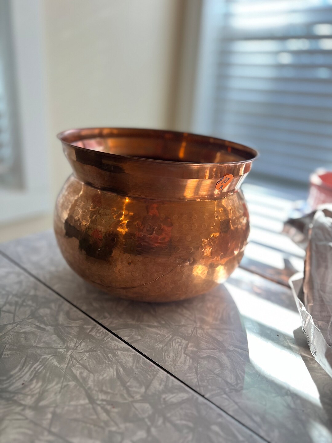 Hammered Copper Container, Made in India - Etsy