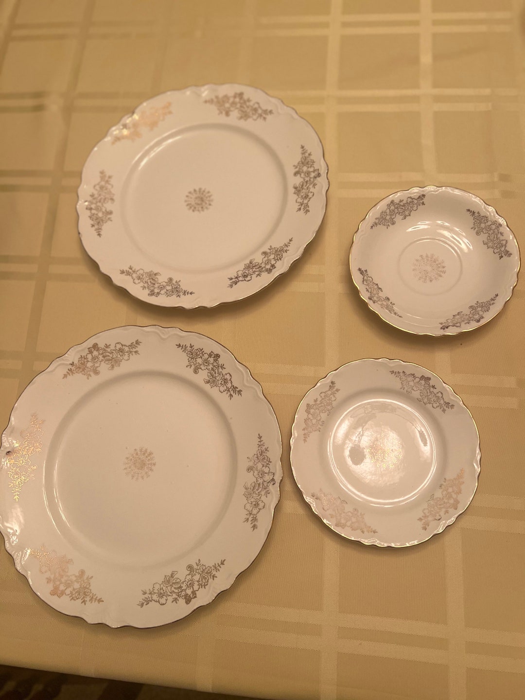 Homer Laughlin Gold Leaf Set of Ironstone - Etsy
