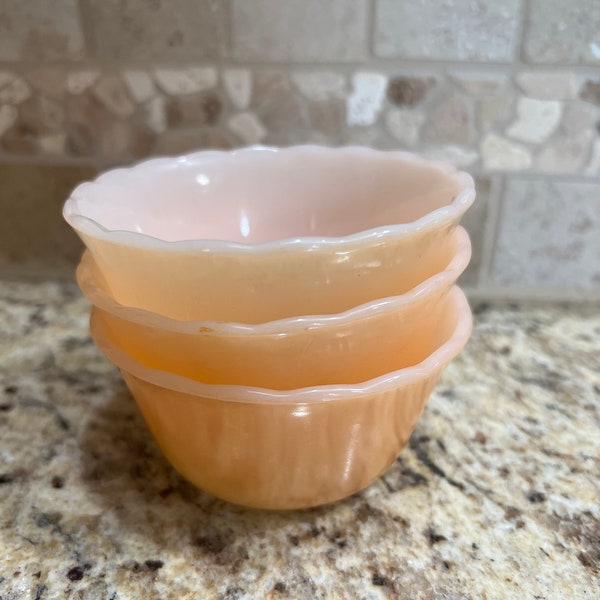 Peach Lusterware - Etsy