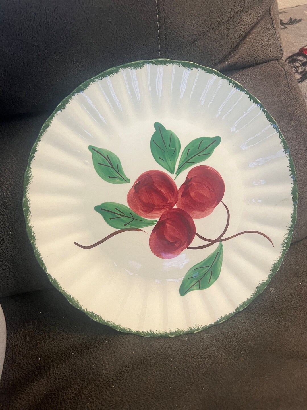 Blue Ridge Pottery Apple Trio Dinner Plate - Etsy
