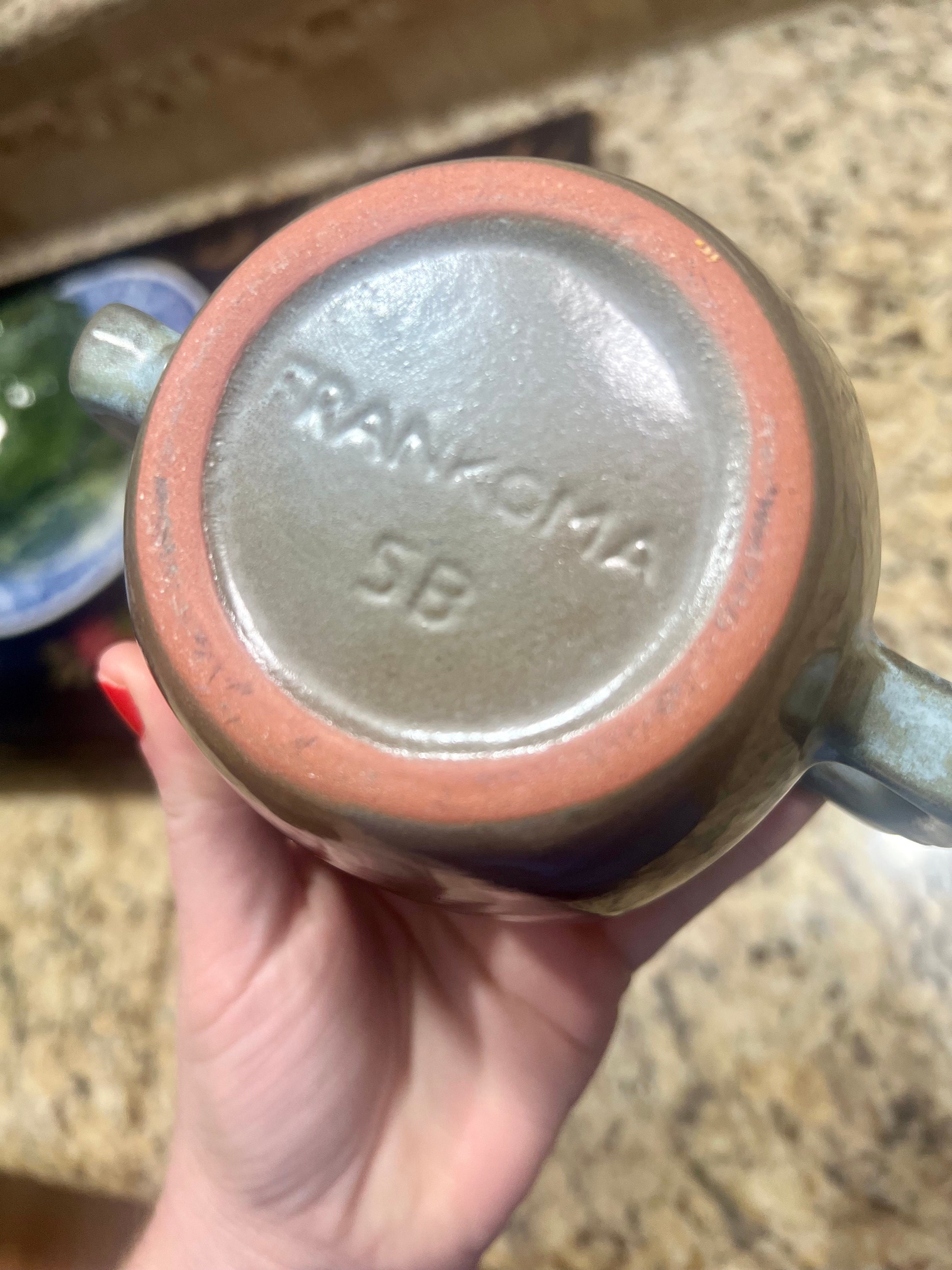 Frankoma 5B Sugar Bowl Plainsman Pattern Woodland Moss No Lid - Etsy