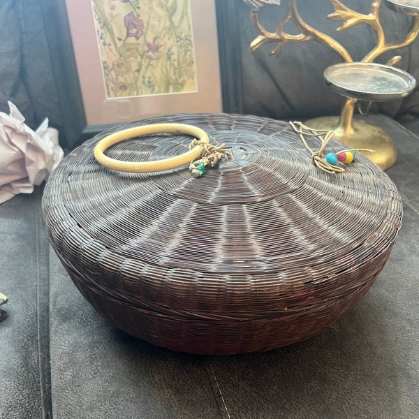 Chinese Sewing Basket - Etsy