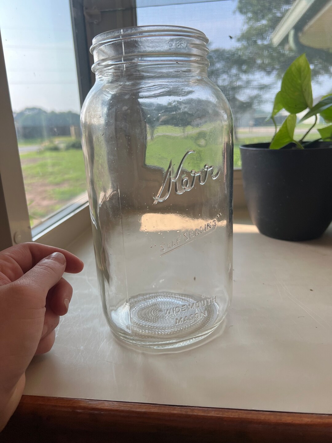 Vintage Large Kerr Canning Jar No Lid - Etsy