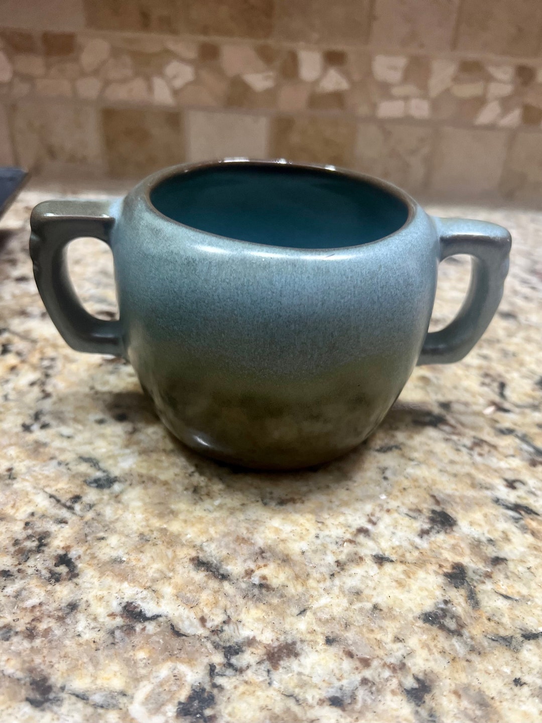 Frankoma 5B Sugar Bowl Plainsman Pattern Woodland Moss No Lid - Etsy