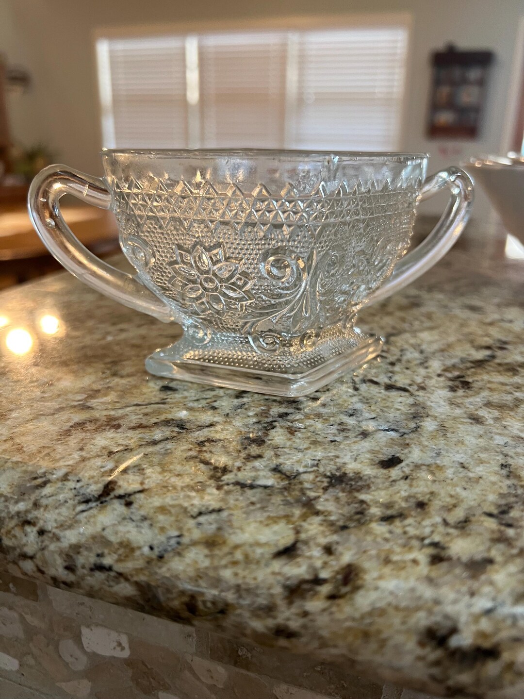 Vintage Tiara Sandwich Glass Sugar Bowl - Etsy