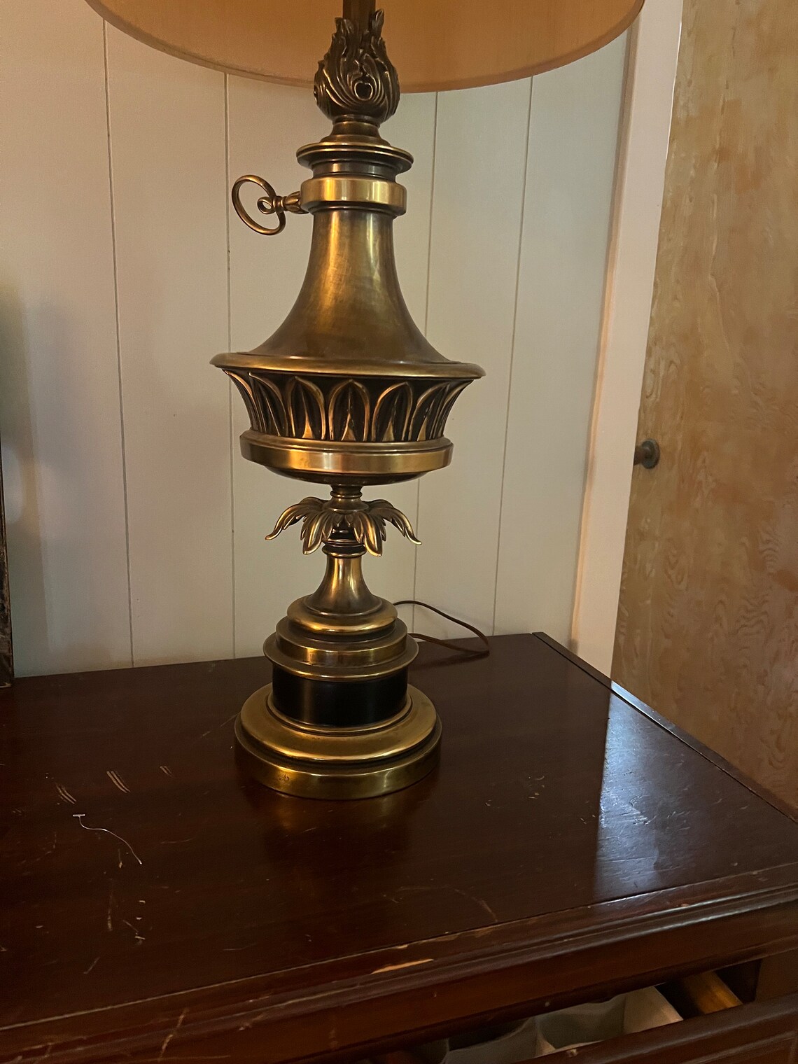 Pair of Hollywood Regency Style MCM Stiffel Company Brand Table Lamps ...