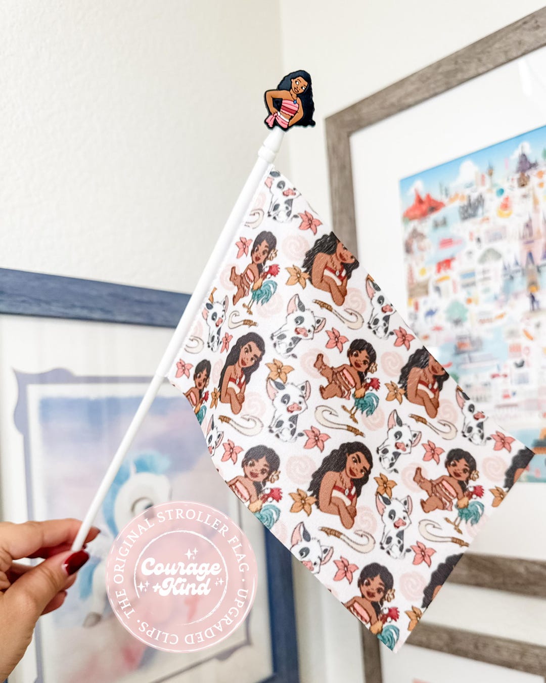 The Original Stroller Flag W/ Clip | Island Princess Returns | Park ...