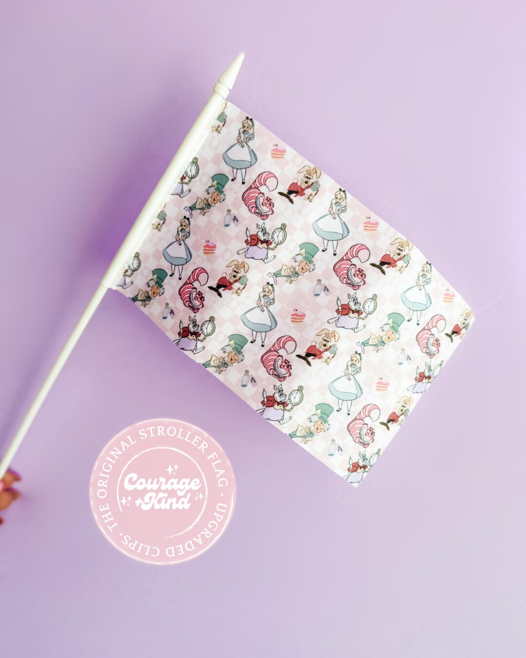 Original Stroller Flag W/ Clip | Wonderland | Theme Park Accessory ...