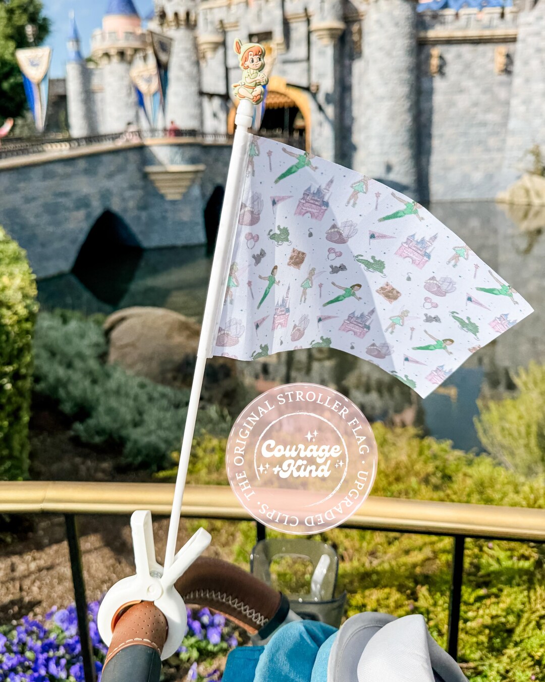 Original Stroller Flag W/ Clip | Neverland | Theme Park Accessory ...