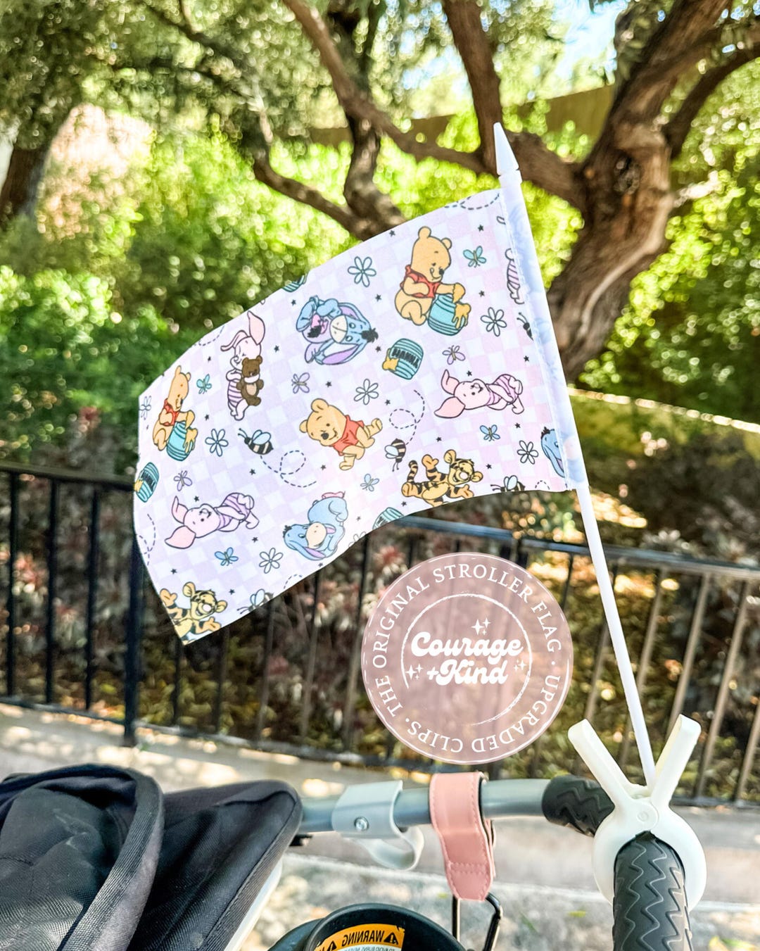 Original Stroller Flag W/ Clip | Honey Bear Friends | Theme Park ...