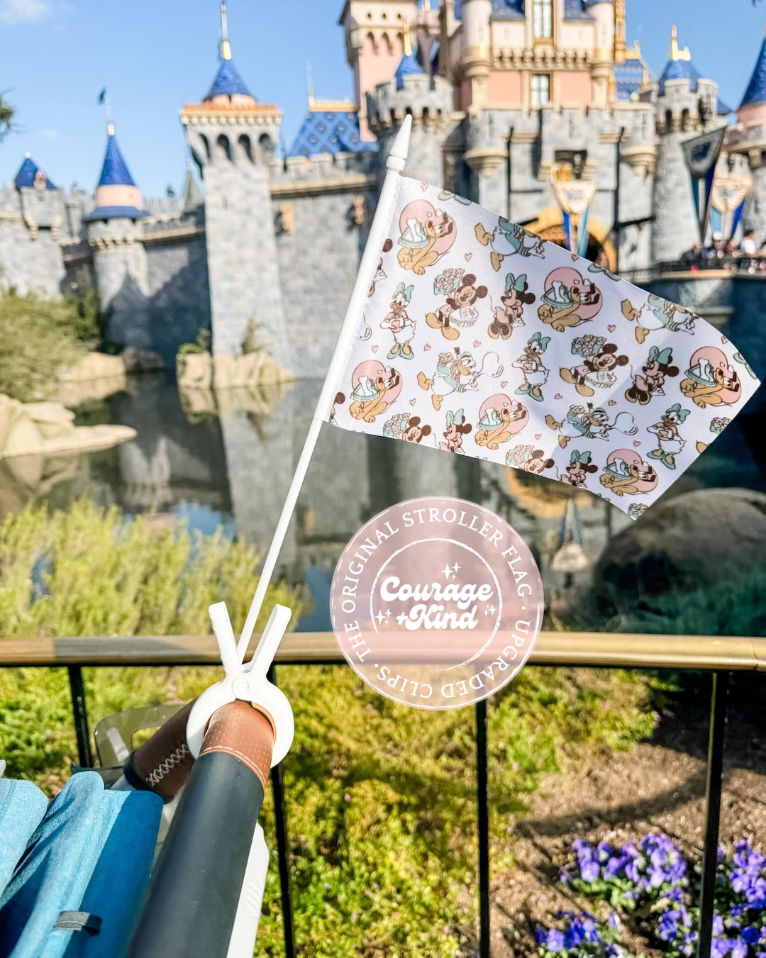 The Original Stroller Flag W/ Clip | Valentine Pals | Park Accessory ...