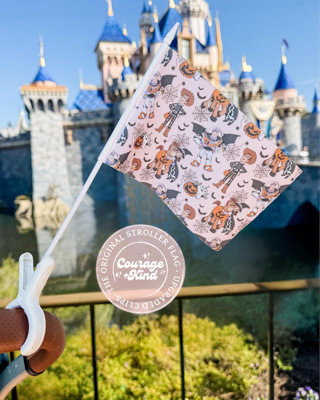 Original Stroller Flag W/ Clip | Spooky Toys | Theme Park Accessory ...