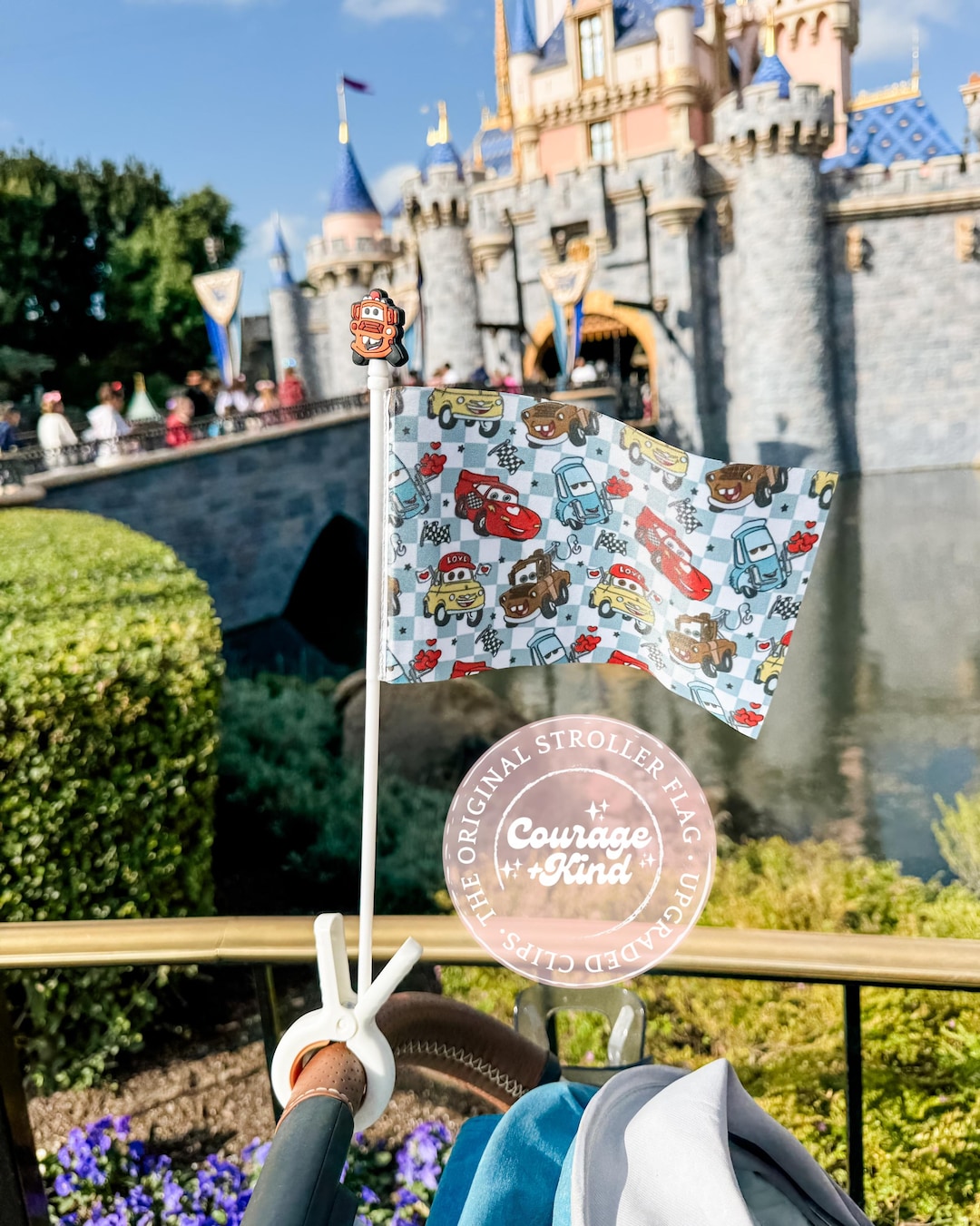 The Original Mini Stroller Flag W/clip | Valentine Cars | Park ...