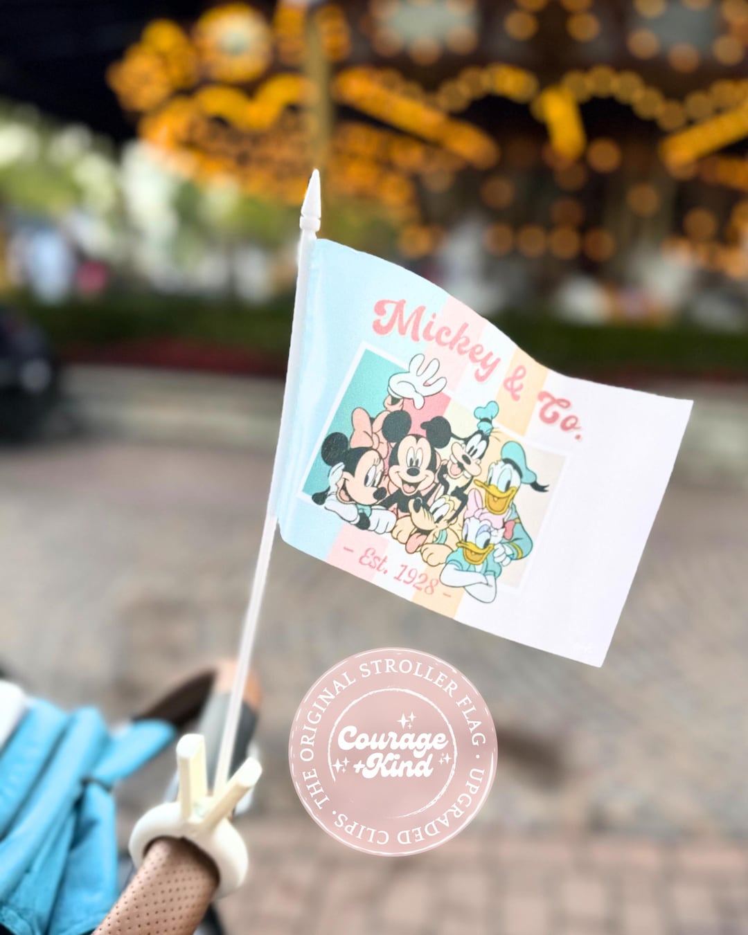 The Original Stroller Flag W/ Clip | Park Accessory | Sensational Six ...